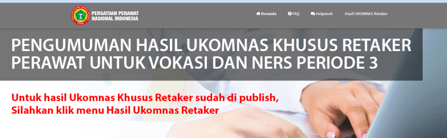 Pengumuman Hasil Ukomnas Khusus Retaker Perawat Vokasi & Ners Periode 3 - Mediaperawat.id