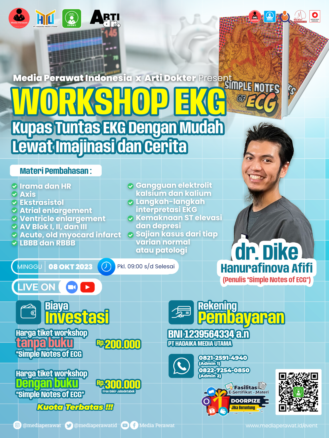 Ikuti Workshop EKG dengan Konsep Terbaru & Simple "Baca Komik" - Mediaperawat.id
